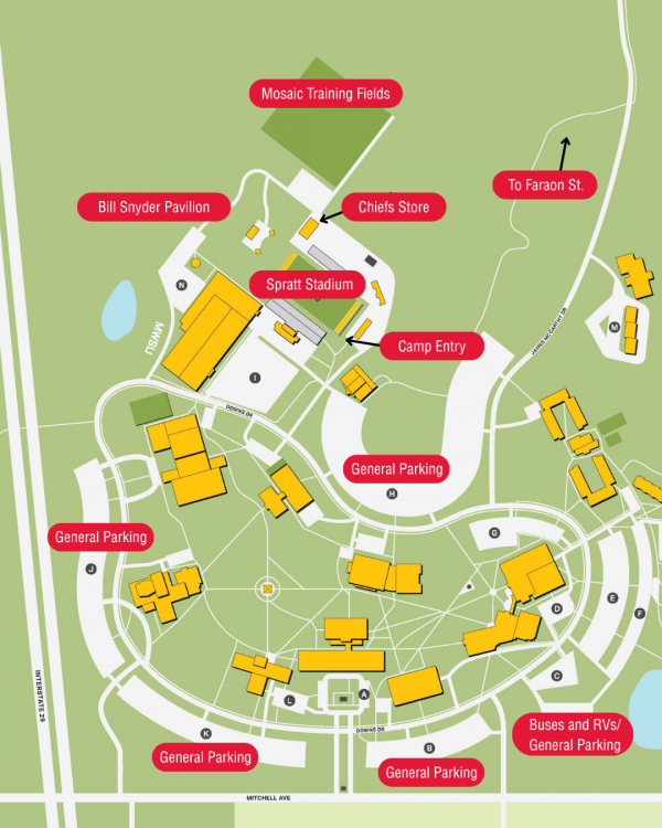 Map and Parking – Kansas City Chiefs