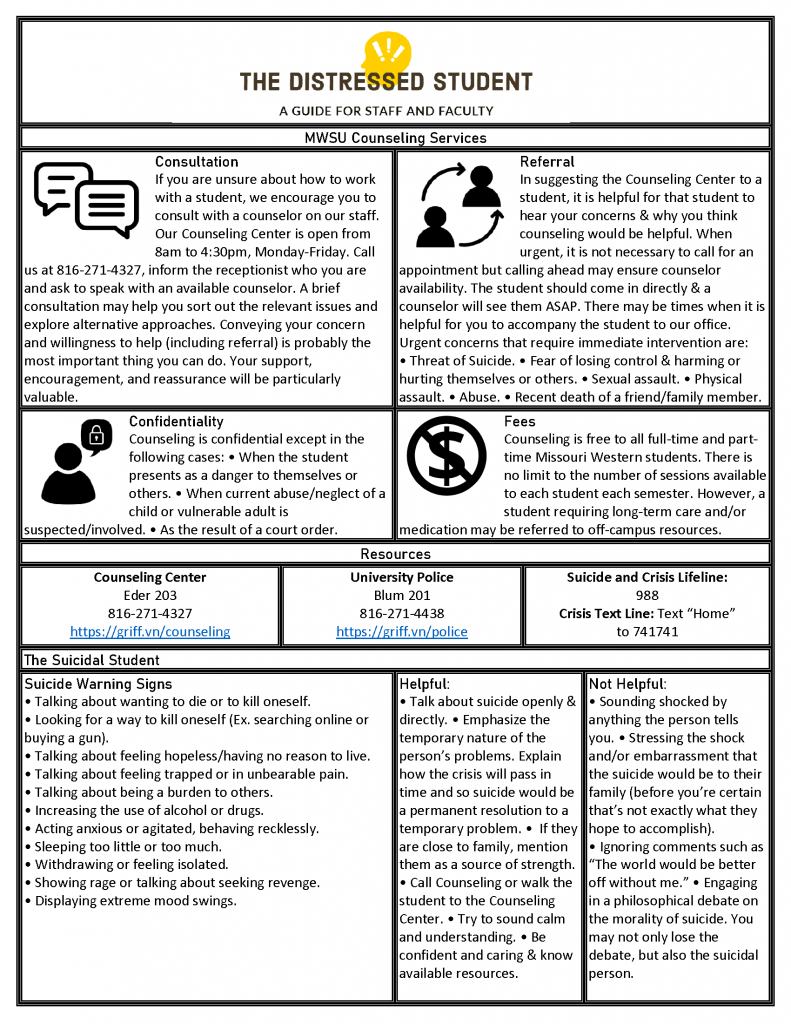 Resources – Student Services